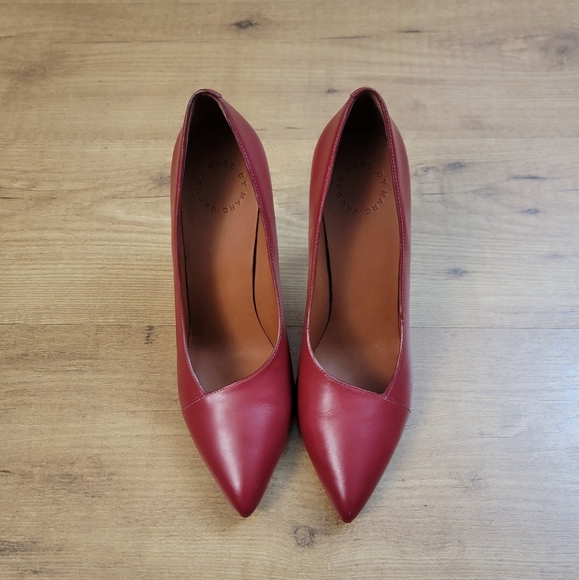 Marc By Marc Jacobs | Shoes | Marc By Marc Jacobs Red Wine Heels | Poshmark